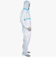 China Hooded Disposable Protective Suit , Waterproof Disposable Full Body Suit for sale