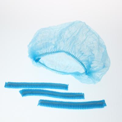 China Light Weight Disposable Non Woven Cap , Disposable Head Covers Latex Free for sale