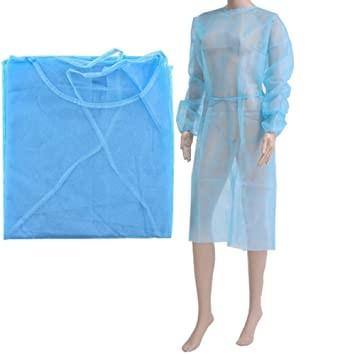 China Lightweight Disposable Non Woven Gown Superior Breathability Fliud Resistant for sale