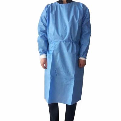 China Silicone Free Disposable Surgical Gown AAMI Level 3 enhanced  , Antivirus Disposable Hospital Gowns for sale