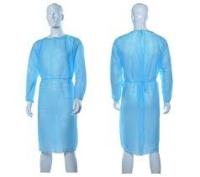 China Chemical Resistant Disposable Surgical Gown Customized Color Long Sleeves for sale
