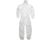 China Nontoxic Breathable Disposable Coveralls Fluid Resistant Skin Friendly for sale