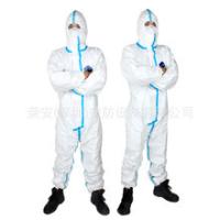 China Quick Dry Disposable Protective Suit Anti Static High Level Protection for sale