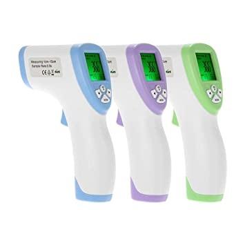China High Accuracy Infrared Forehead Thermometer Non Contact Smart Gun Shaped for sale