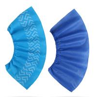 China Convinient Blue Booties Shoe Covers Fluid Resistant Keep You Safe for sale