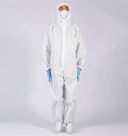 China Anti Civil Virus PP Nonwoven Disposable Protective Suit for sale