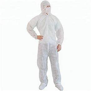 China Anti Virus Acid Proof XXXL Lightweight Disposable Coveralls for sale