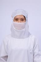 China 98% Conductive PE SMS Dust Free ESD Cleanroom Coverall for sale