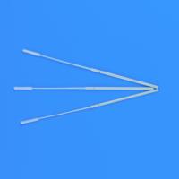 China Medical Sterile Oropharyngeal Test Swab Oral Mouth Flocked Transport Nylon Swab for sale