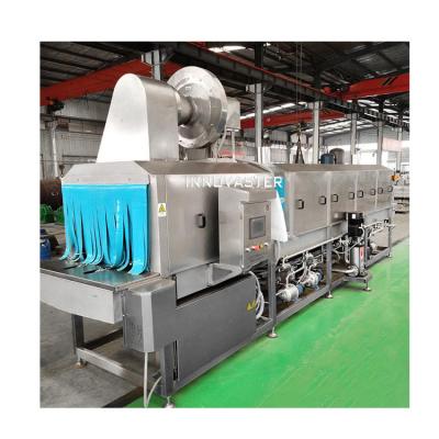 China Basket Tray Crate Pallet Washing Machine 2000L/H with Air Dryer for sale