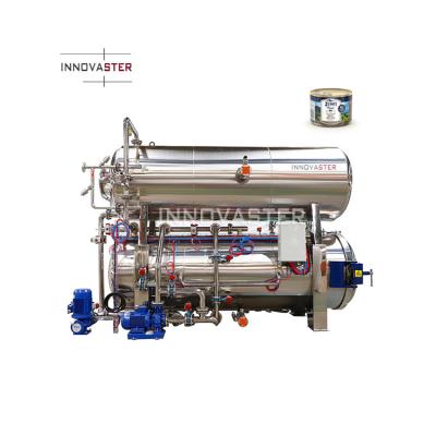 China 304 Stainless Steel Autoclave Retort 121°C Water Spray Sterilization for Milk Coffee Canned Food for sale