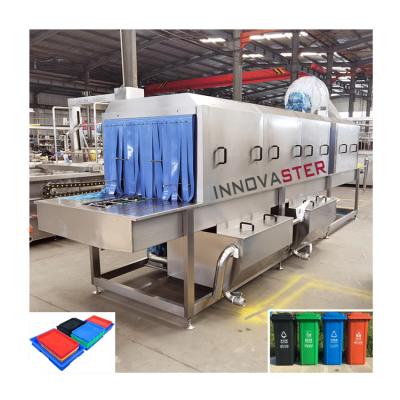 China Industrial Crate Washing Machine CW-03 High Pressure Hot Water Washer for Plastic Crates for sale