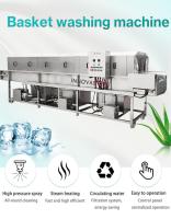 China 6100*1700*1700mm Integrated Model Cleaning Machine for Customized Crates/Containers for sale