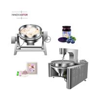 China Industrial Steam Electric Gas Planetary Mixing Jacketed Kettle 200L for Cooking Meat Candy for sale