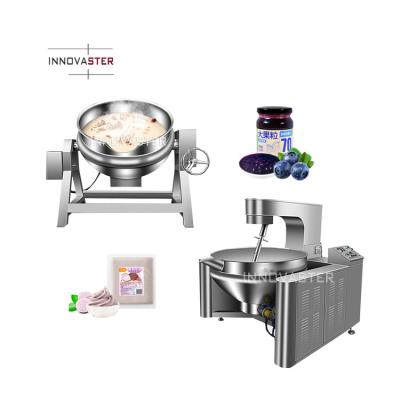 China Industrial Steam Electric Gas Planetary Mixing Jacketed Kettle 200L for Cooking Meat Candy for sale