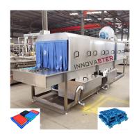 China Customized Crate Washing Machine Integrated with Single Model and Clip-on Nozzles for sale
