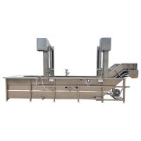 China SUS304 Stainless Steel Fruit Vegetable Washing Machine 2mm Thickness Bubble Cleaning for sale