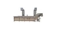 China SUS304 Stainless Steel Fruit Vegetable Washing Machine 2mm Thickness Bubble Cleaning for sale