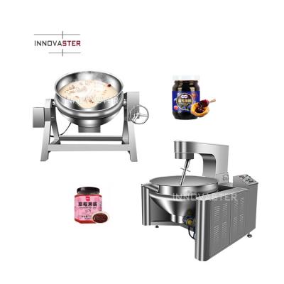 China Industrial Steam Jacketed Kettle 50-600L Cooking Vessel for Jams Sauces Frying for sale