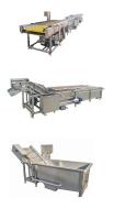 China Industrial Water Cycle Vegetable and Fruit Washing Machine for Easy Cleaning Process for sale