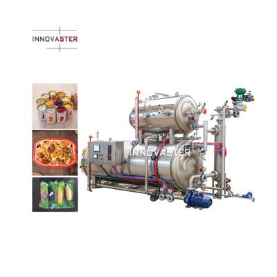 China High Temperature Sterilization Glass Bottle Retort Machine for Food Automatic Autoclave for sale