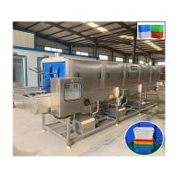 China Industrial Plastic Pallet Crate Washer Machine 2000kg Capacity Tray Turnover Basket Washing for Poultry Food for sale