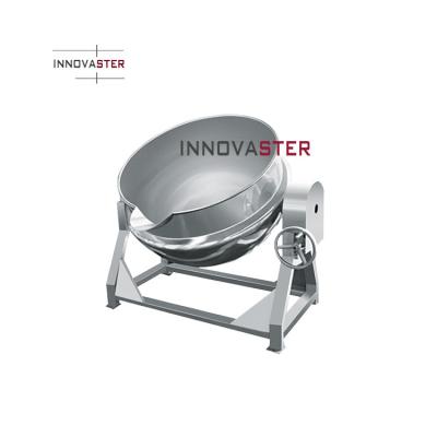 China Industrial Jacketed Kettle 100L-500L Steam Electric Oil Cooking Mixer Pot with Agitator for sale