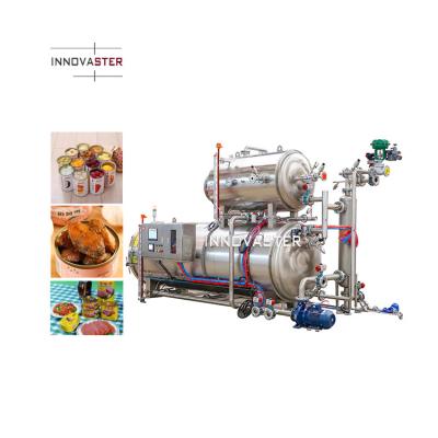 China Physical Sterilization Small Water Immersion Retort Machine for Ready-to-Eat Meals for sale