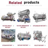 China Automatic Batch Retort Steam Sterilization Food Machine for Canned Food Processing for sale