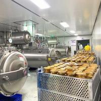 China 2100 kg Full Automatic Canned Tuna Steam Sterilizer Autoclave Retort 121°C for sale