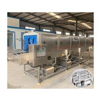 China 215 kg Industrial Rotary Drum Tray Basket Washer for Seafood Aquatic Products for sale