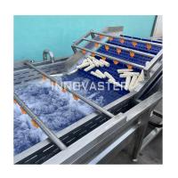 China Commercial Vortex Vegetable Washing Machine 1500L Bubble Fruit Washer Automatic for sale
