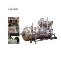 China Stainless Steel 121°C High Temperature Sterilization Retort Machine for Mushroom Bags Bottles for sale