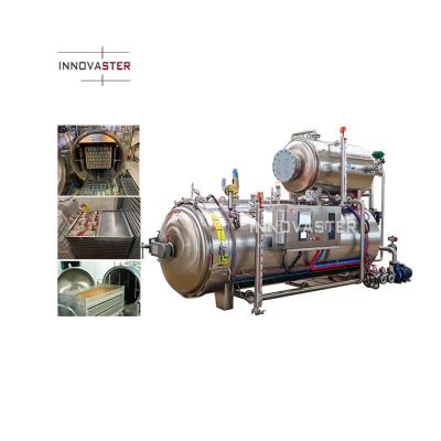 China Stainless Steel 121°C High Temperature Sterilization Retort Machine for Mushroom Bags Bottles for sale