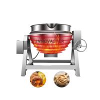 China Industrial Tilt Candy Meat Cooking Jacket Kettle 500L for Vegetable Processing Plant for sale