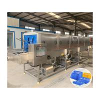 China Industrial 215 kg Plastic Basket Washing Machine for Pallets and Trays for sale