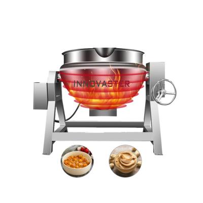 China 500L Big Capacity Electric/Steam/Oil Heating Jacketed Kettle for Vegetable Processing for sale