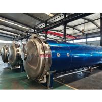 China 1KW Physical Sterilization Large Rotary Autoclave for Glass Bottle Milk Processing 121°C for sale