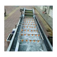 China Air Bubble Leafy Vegetable Washing Machine 380V for Fruit and Salad Processing for sale