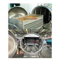 China 2100 kg Automatic Glass Bottle Sterilizer Retort Machine 121°C Lab Test for sale