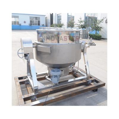 China Stainless Steel 304 Industrial Cooking Pot 200L Jacketed Mixing Kettle for Jam Soup for sale