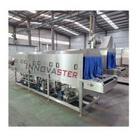 China Industrial Continuous Container Washer for Polypropylene Stainless Steel 500L Capacity for sale