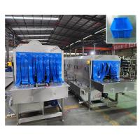 China Continuous Polypropylene/Stainless Steel Container Washer for Industrial 6000*2800*2200 for sale
