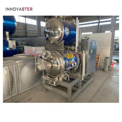 China Full Automatic Small Pilot Retort 1100x1200x1500mm Steam Water Spray Immersion 121°C for sale