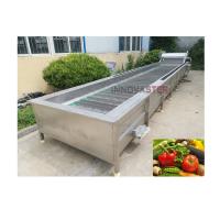 China Silver Aquatic Vegetable Fruit Air Bubble Washing Machine 512 KG Capacity for sale