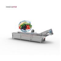 China Commercial Soft Brush Wash Machine for Root Vegetables and Oval Fruits 304 Stainless Steel for sale