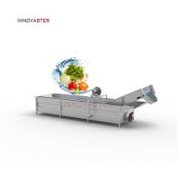 China Automatic Industrial Bubble Washer for Fruits Vegetables 304 Stainless Steel Custom Capacity for sale