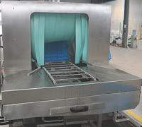 China Fully Automatic SUS304 Stainless Steel Industrial Tray Washing Machine for Plastic Baskets for sale