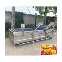 China SUS304 Stainless Steel Bubble Washing Machine for Leafy Vegetables Fruits Lettuce Tomato Strawberry for sale