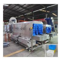 China Industrial Plastic Pallet Tray Box Washing Machine 1200x1200mm 380V for sale